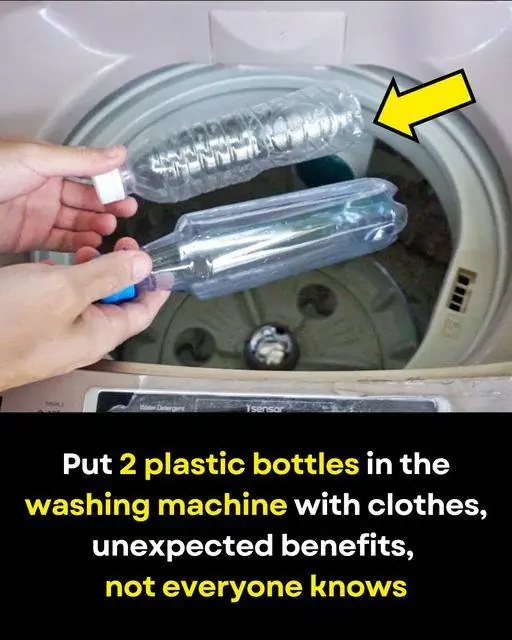 Surprising laundry tip: Use plastic bottles in your washing machine to ...