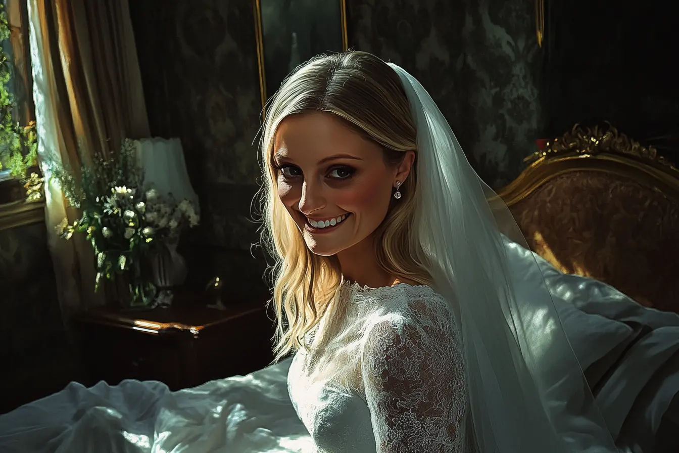 On Our Wedding Night, I Took off My Wedding Dress – When My Husband Saw ...