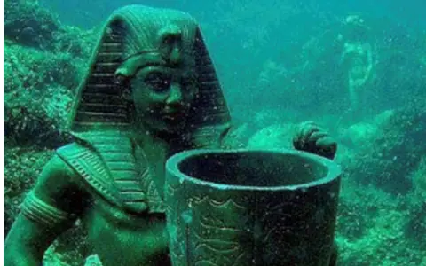 The ancient Egyptian city of Heracleion, also referred to as the “lost ...