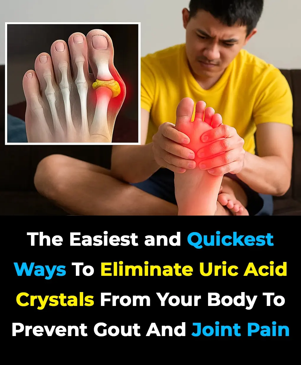 How to help naturally relieve gout and joint pain