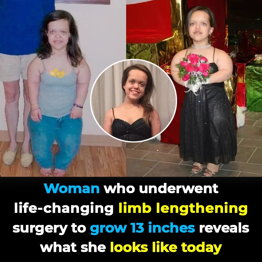 Woman who underwent life-changing limb lengthening surgery to grow 13 ...