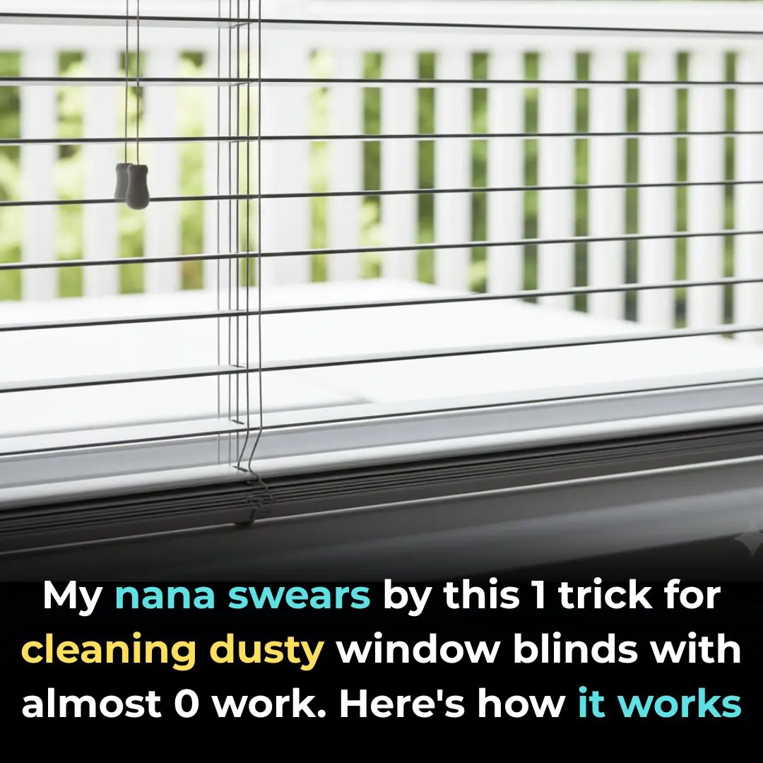Trick For Cleaning Dusty Window Blinds