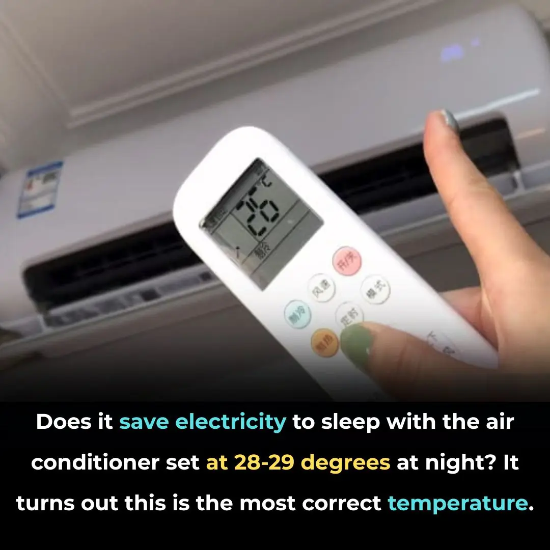Is Setting Your Air Conditioner to 28–29°C at Night Really Energy ...