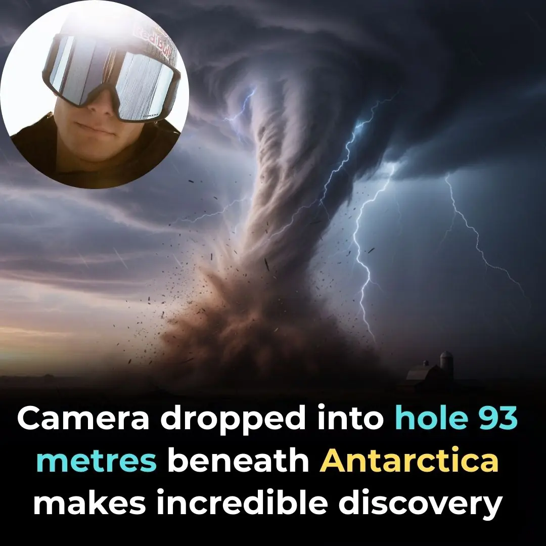 Camera dropped into hole 93 meters beneath Antarctica makes incredible ...