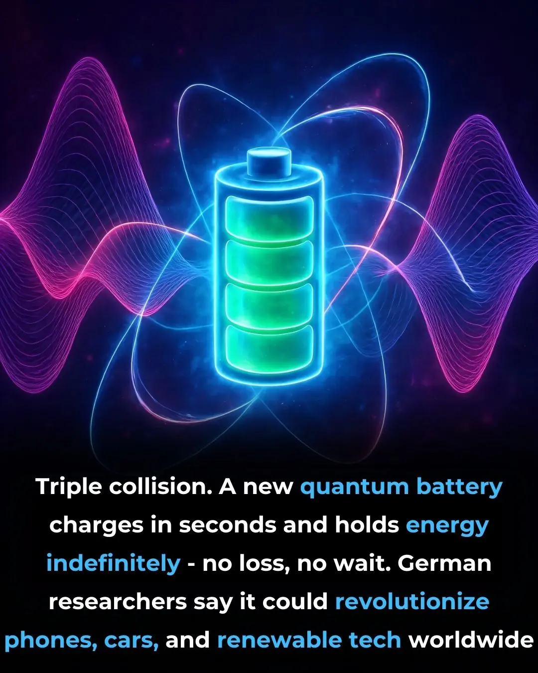 German Physicists Create Room-Temperature Quantum Battery That Charges ...
