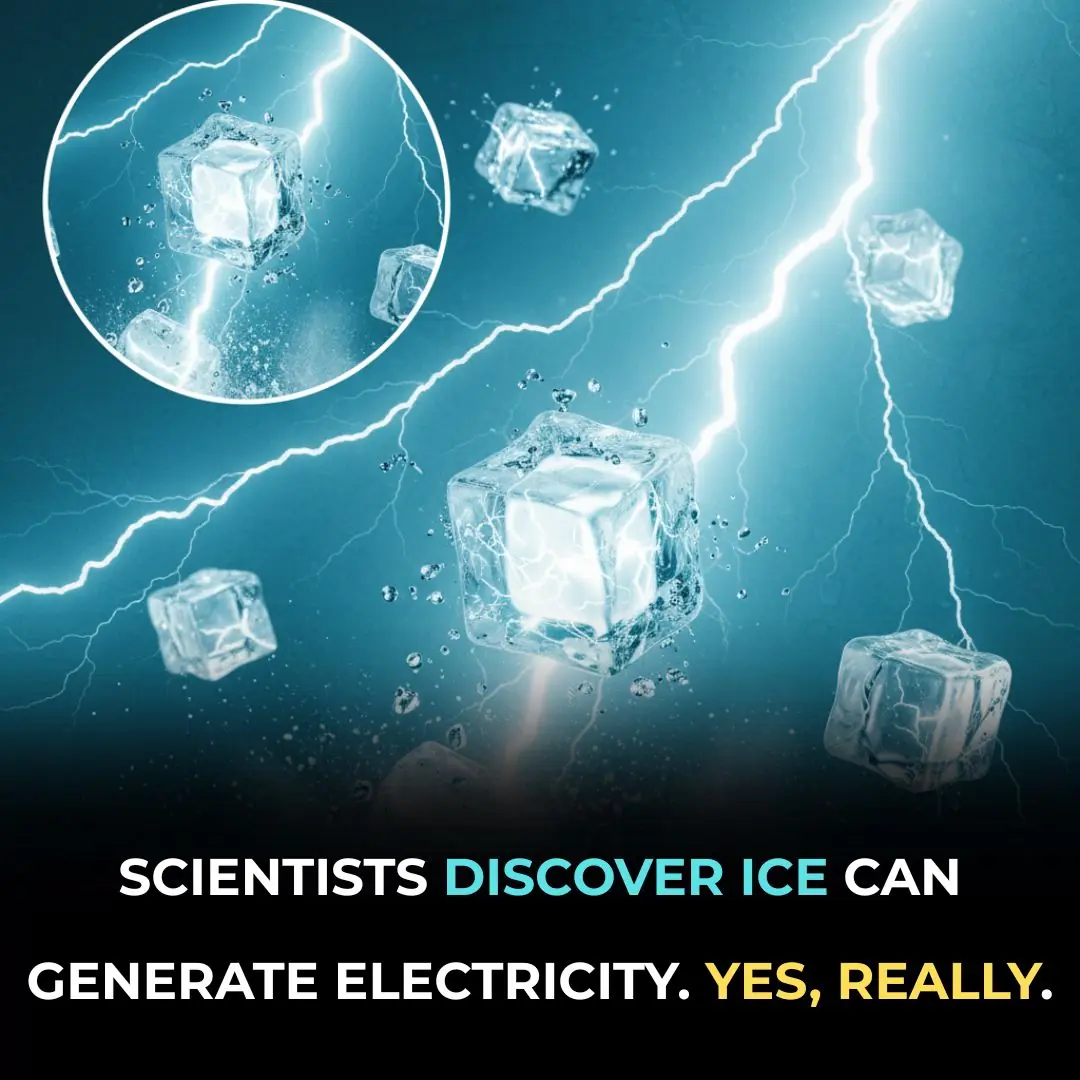 Scientists Discover Ice Can Generate Electricity. Yes, Really.