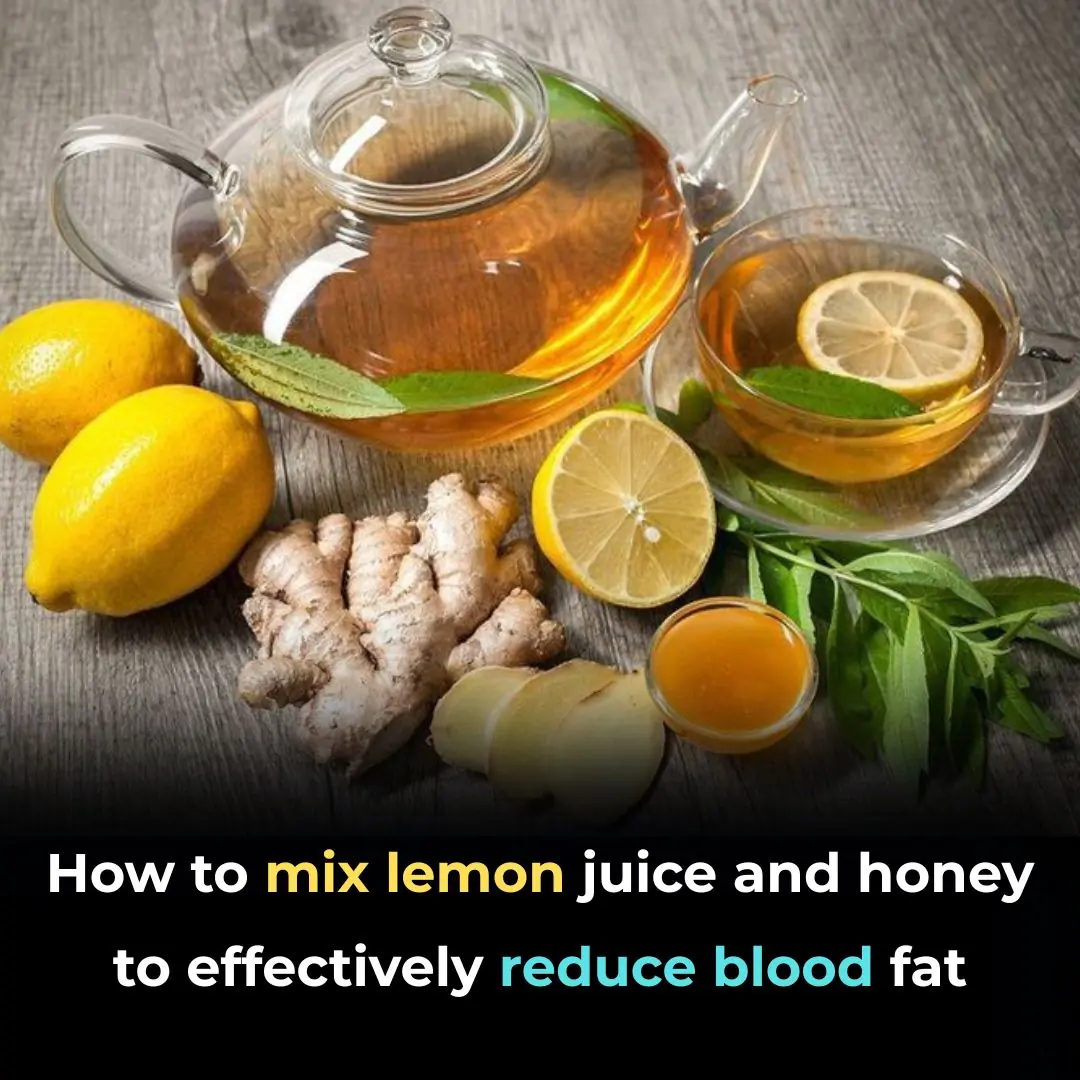 How to mix lemon juice and honey to effectively reduce blood fat