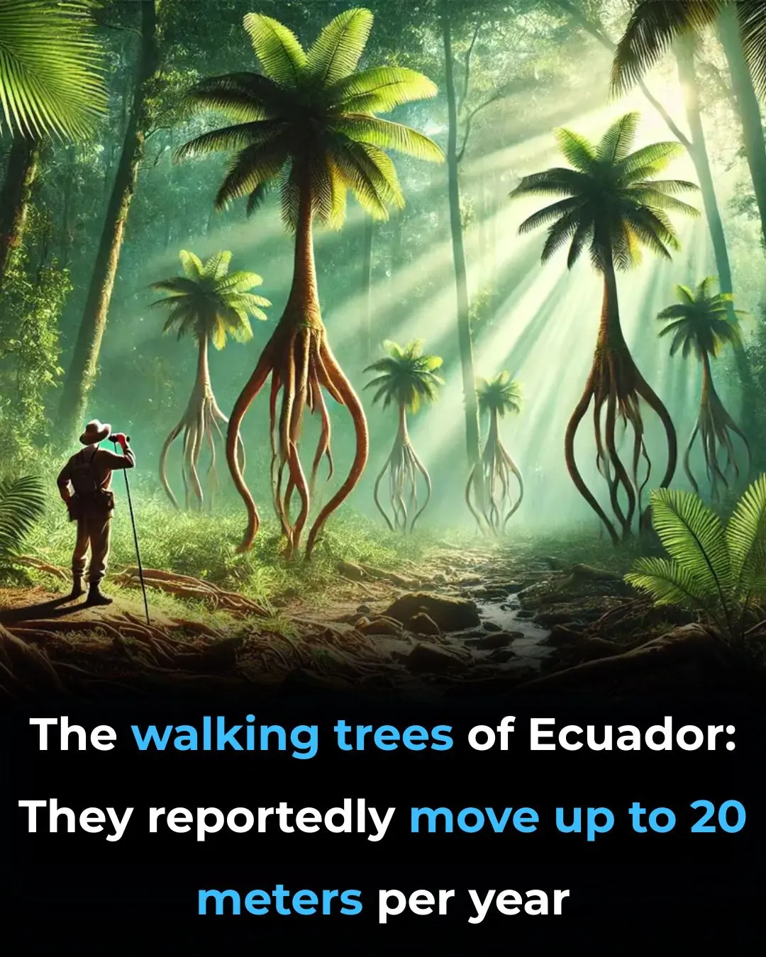The Walking Trees of Ecuador: They Reportedly Move Up to 20 Meters Per Year