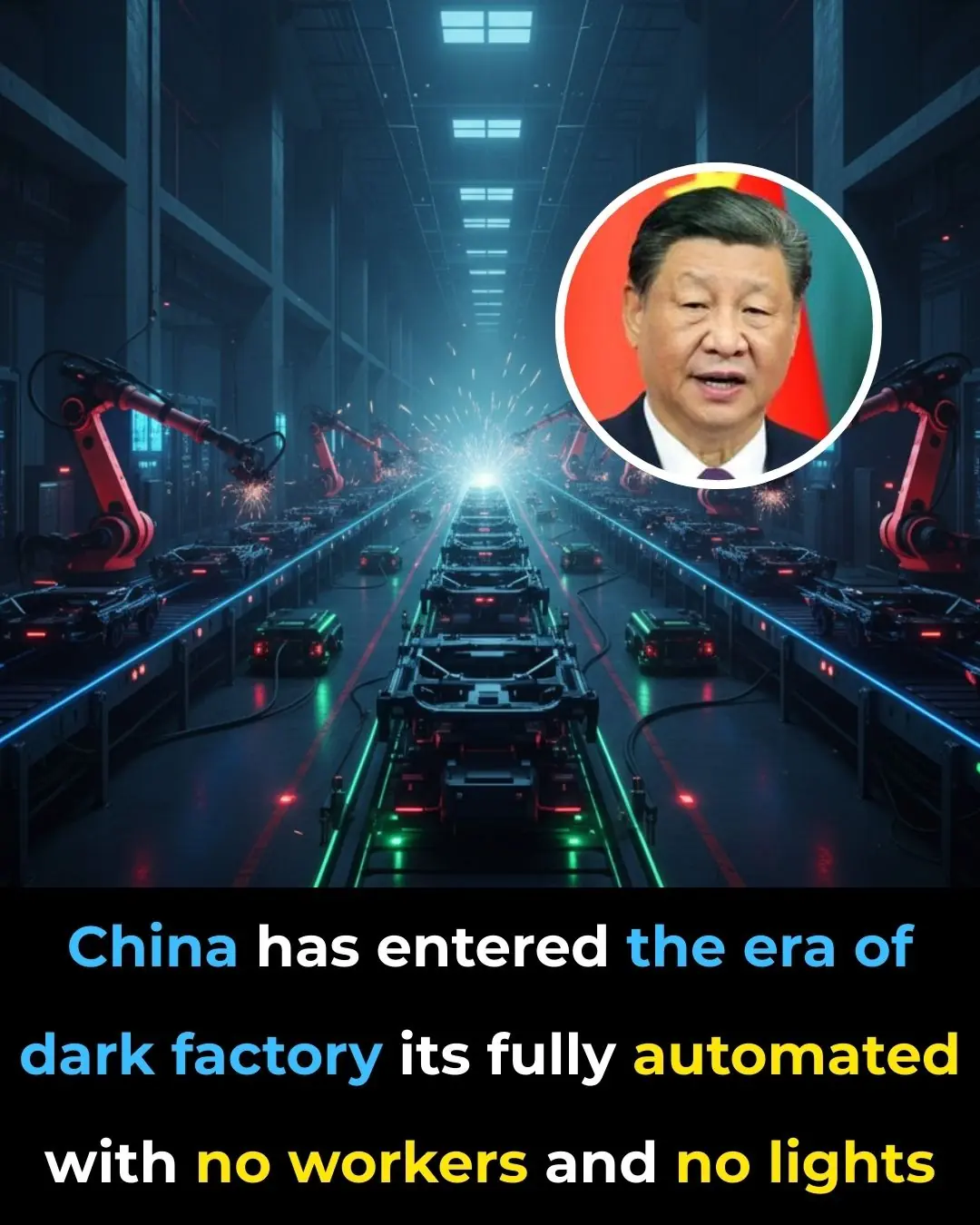 China has entered the era of dark factory its fully automated with no ...