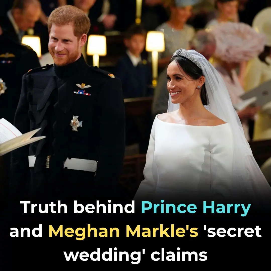 Truth behind Prince Harry and Meghan Markle’s ‘secret wedding’ before ...