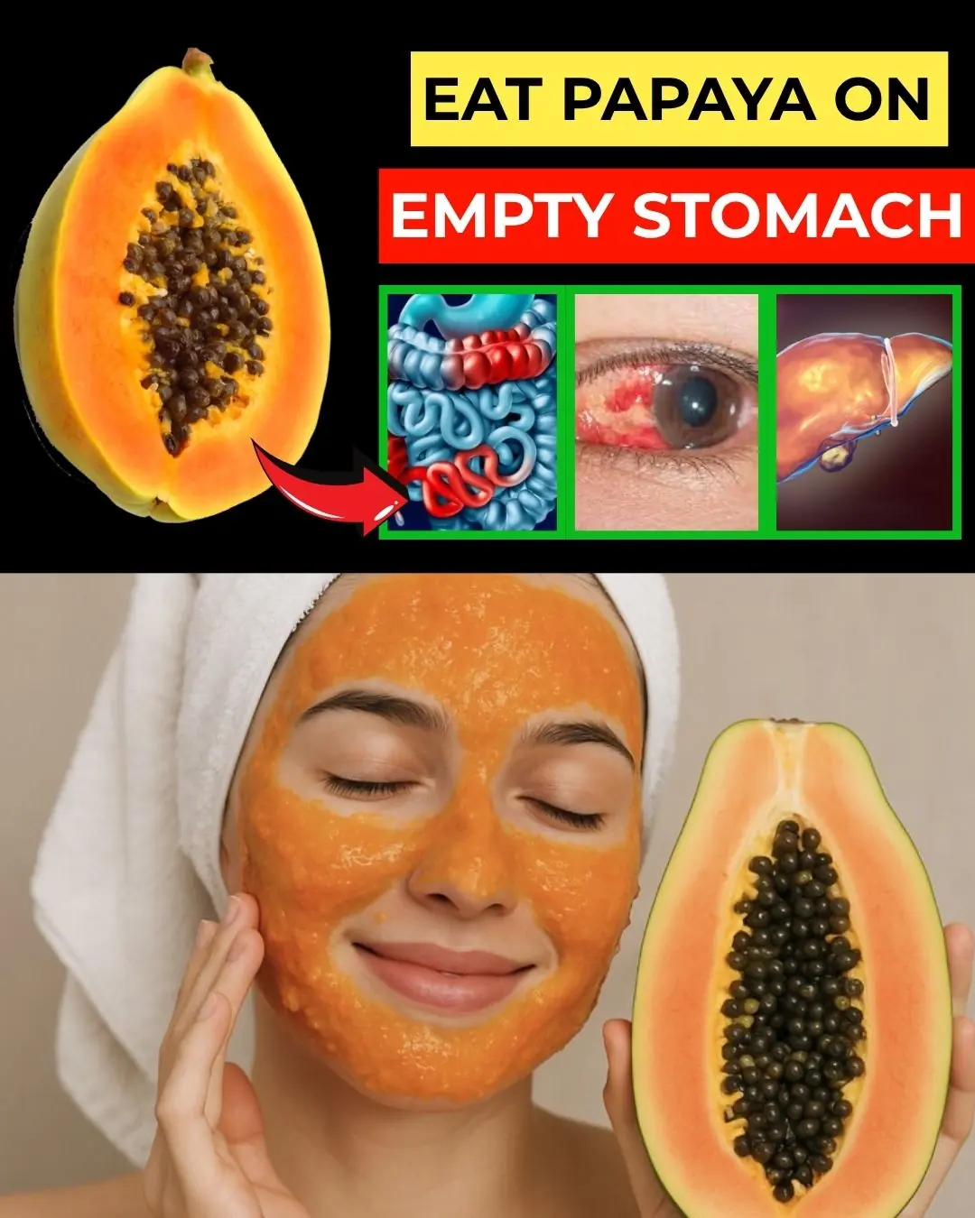 Papaya Daily on an Empty Stomach WILL Trigger These 12 Things to Your Body!