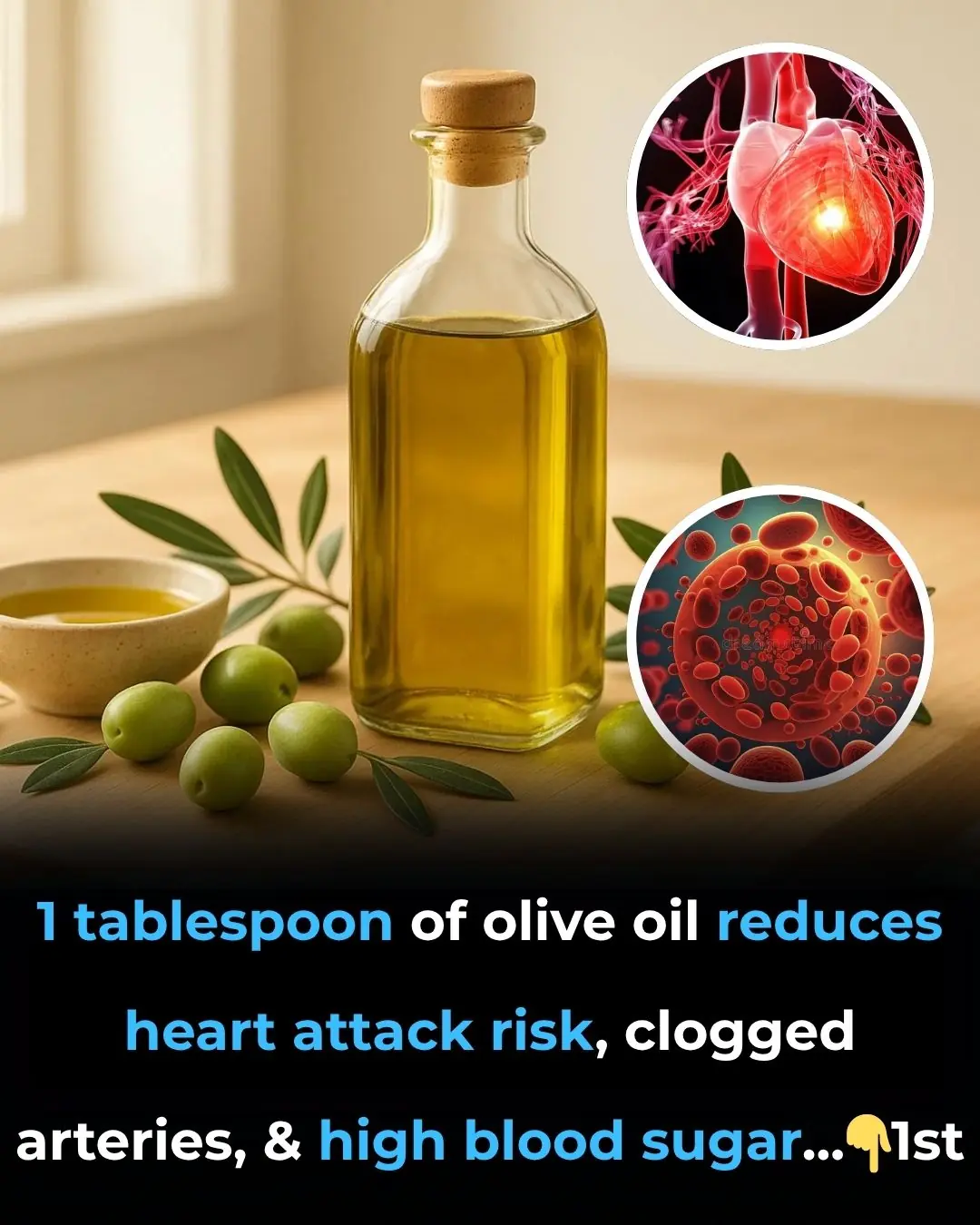 1 Tablespoon of Olive Oil Reduces Heart Attack, Clogged Arteries and ...