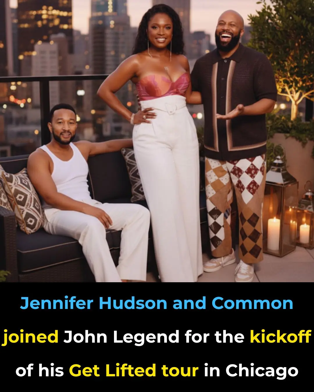 Jennifer Hudson and Common Steal the Spotlight in Cozy Chicago ...
