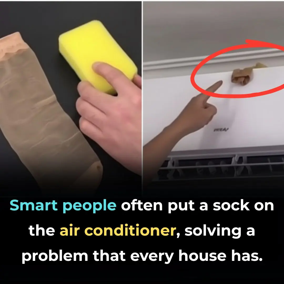 Smart people often put a sock on the air conditioner, solving a problem ...