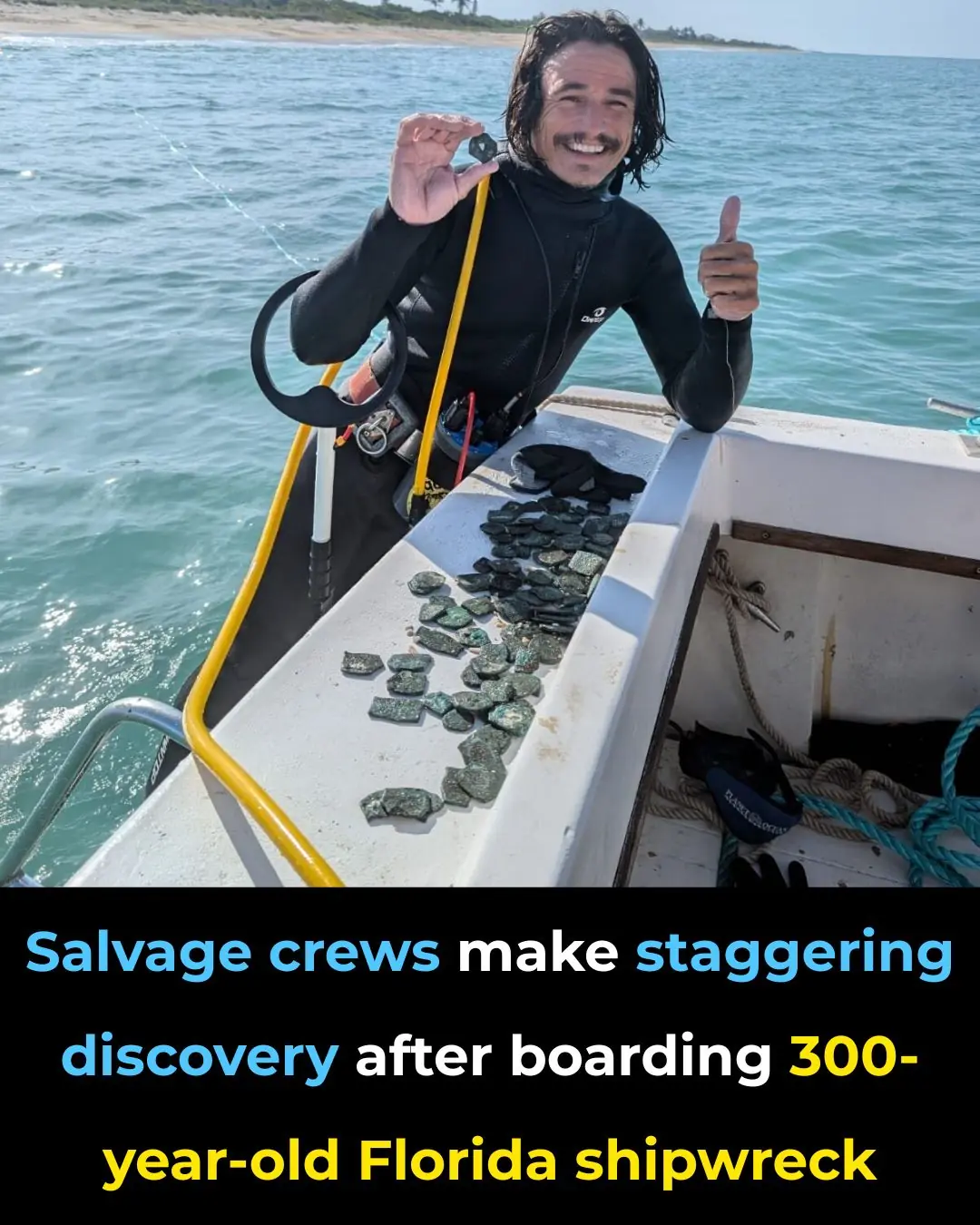 Salvage crews make staggering discovery after boarding 300-year-old ...