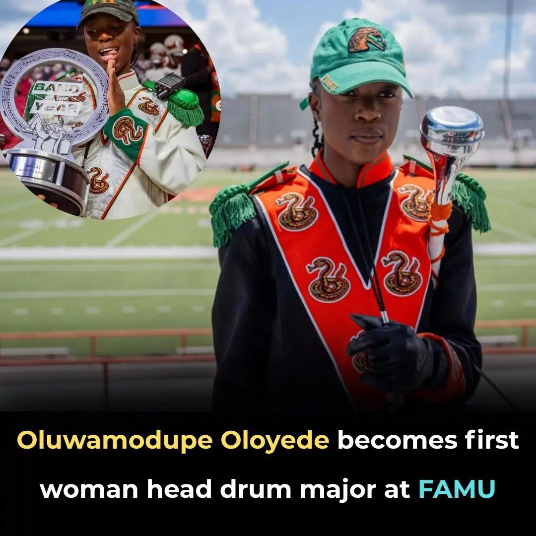 Oluwamodupe Oloyede Becomes First Woman Head Drum Major at FAMU