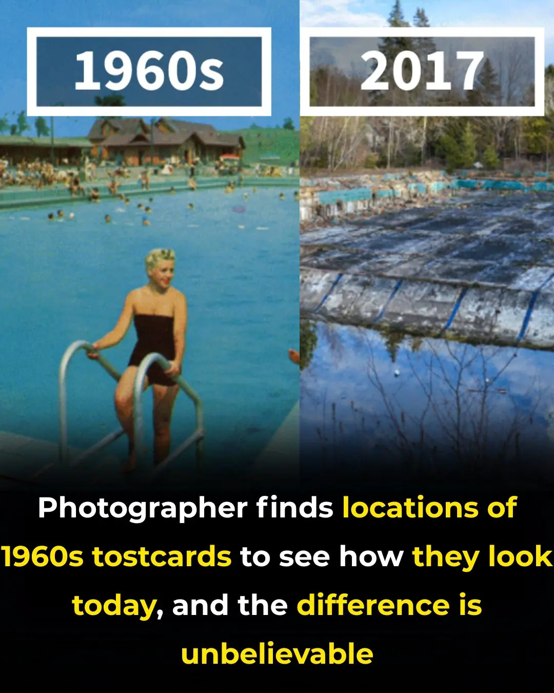 Photographer Finds Locations Of 1960s Postcards To See How They Look ...