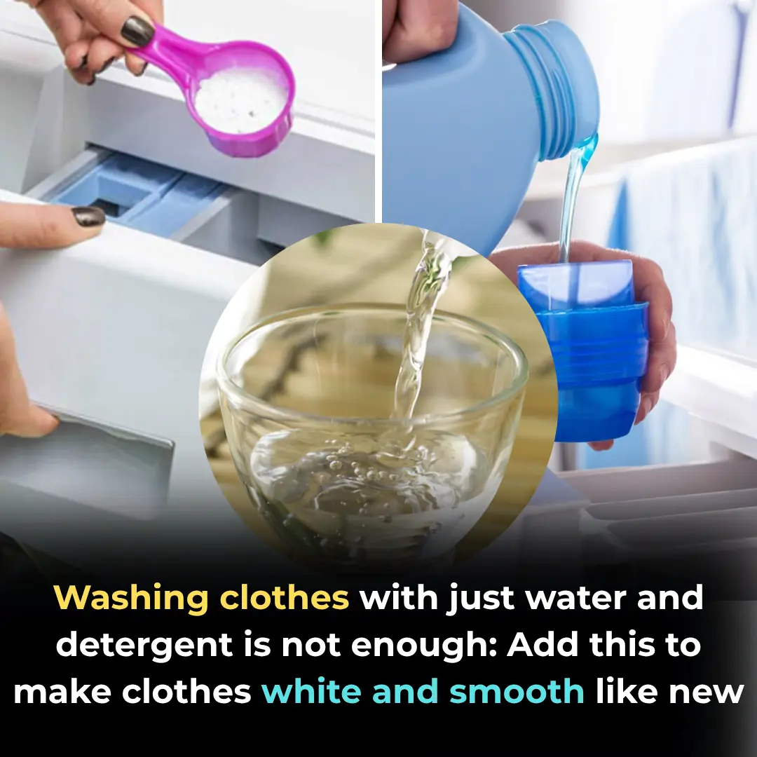 Washing clothes with just water and detergent is not enough: Add this ...