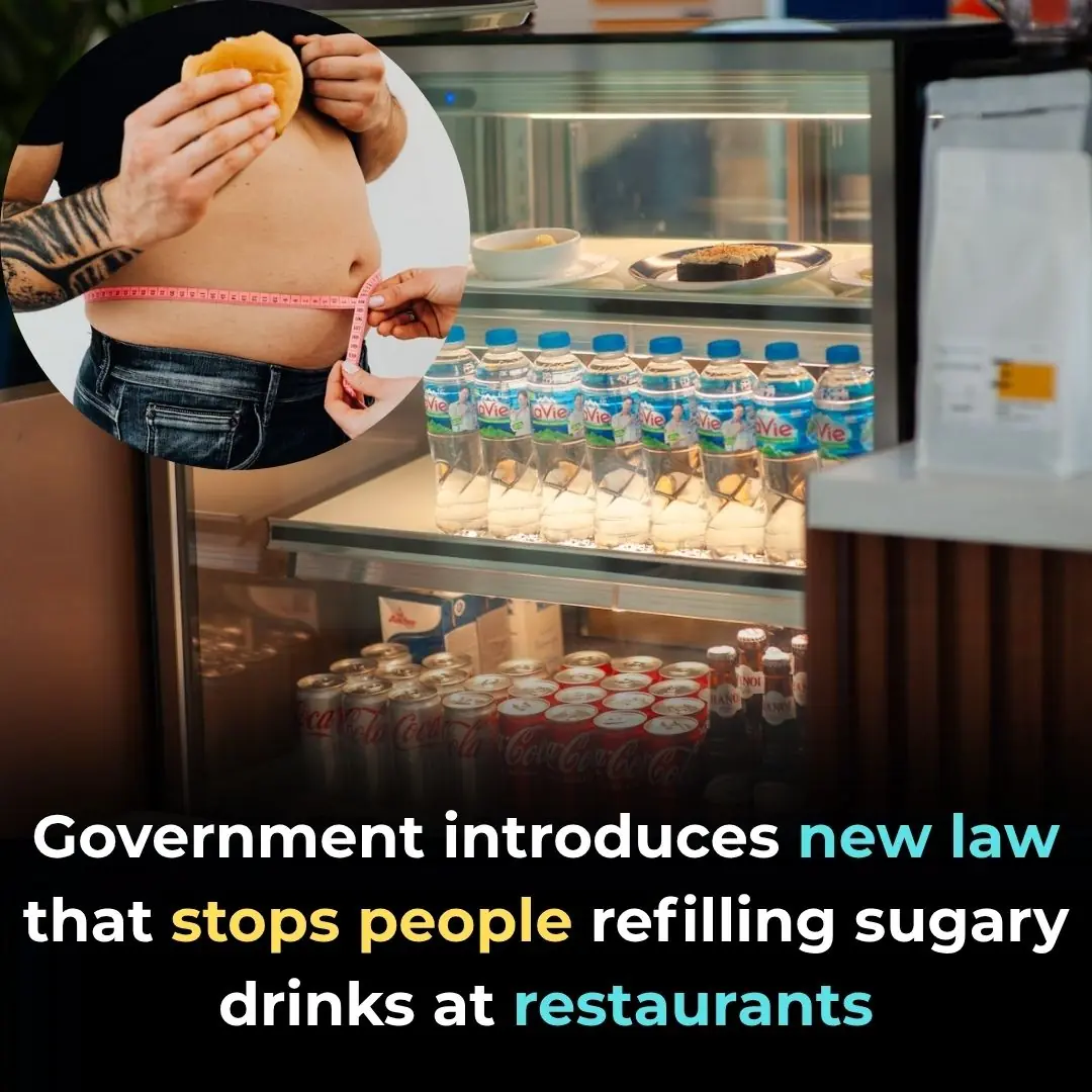 UK Government Bans Free Refills on Sugary Drinks at Restaurants