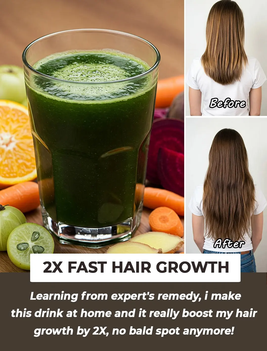 Easy Way to Make Hair Growth Drink At Home: How This Simple Juice ...