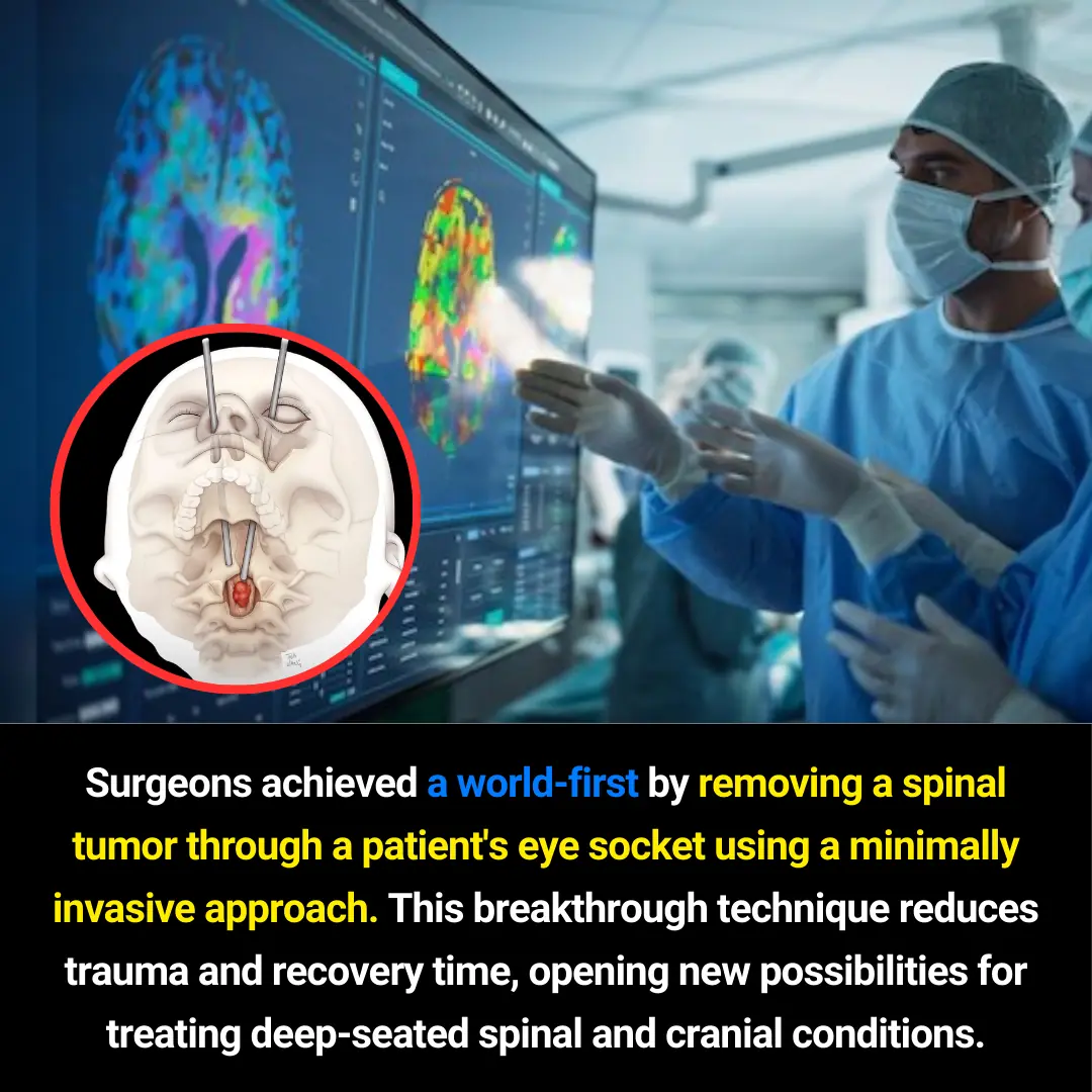 World-First Surgery: Doctors Remove Spinal Tumor Through Eye Socket ...