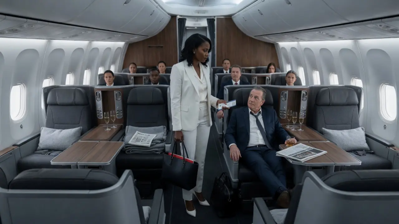 A Passenger Put His Feet on a Woman CEO’s First-Class Seat — Then the ...
